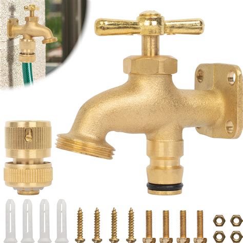 Homekit Brass Hose End Tap Outdoor Brass Tap Allotment Tap Outside