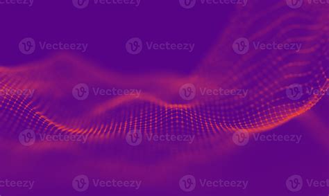 Abstract Purple Geometrical Background Connection Structure Science
