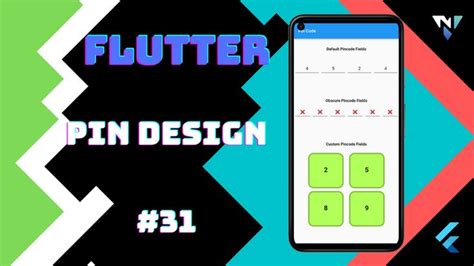 flutter ui 31 fun with pin design in flutter course tutorial