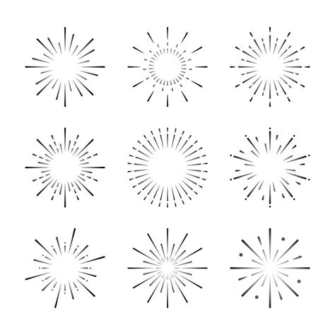 Set Of Firework Explosion Vectors Premium Vector Rawpixel
