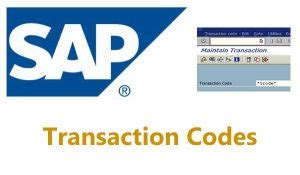 What Are SAP Transaction Code SAP T Code Murat Berber