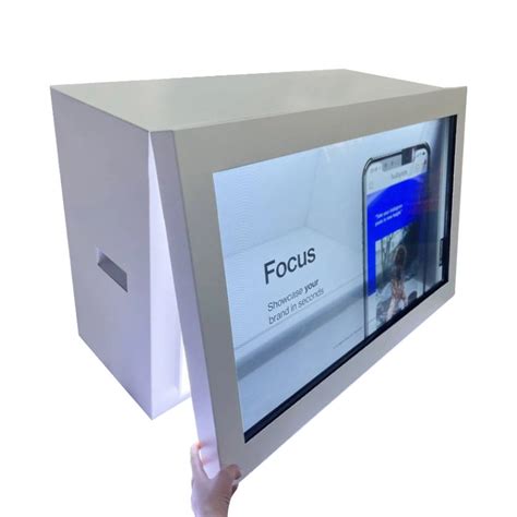 Inch LCD Transparent Showcase Ankeshi