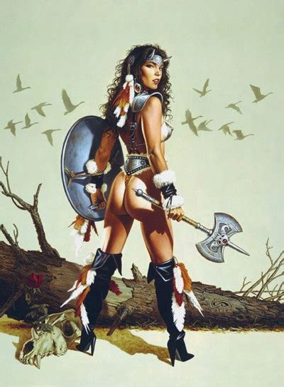 Rendered Beauty Fantasy Art Clyde Caldwell