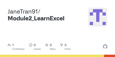 Github Janetran91module2learnexcel