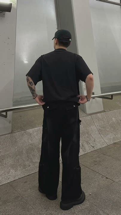 Backseop 여름 코디 🖤 남자코디 남자쇼핑몰 Ootd 스트릿패션 Backseop 백섭 한강 여름코디 와이드팬츠 팬츠맛집 오버핏 데일리룩 Youtube