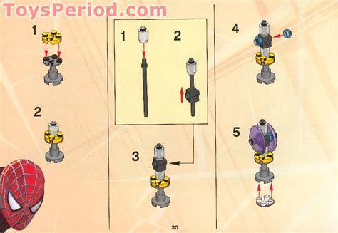 Lego 4857 Doc Ocks Fusion Lab Instructions And Parts List