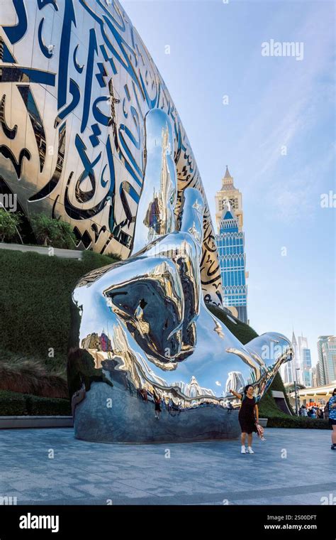 Dubai Uae December 9 2024 Panoramic View Of Modern Futuristic Museum Of Future Arabic