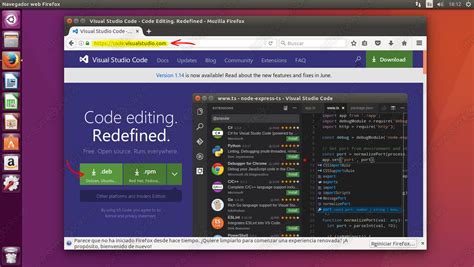 Cómo instalar Microsoft Visual Studio Code sobre Ubuntu SomeBooks es