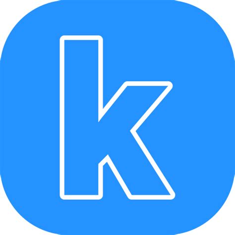 Letter K Generic Color Fill Icon