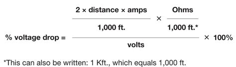 Voltage Drop Equation Electrical Blog