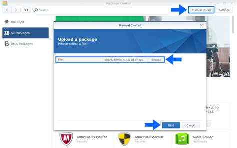 Synology Phpmyadmin Update Version 496 0187 Marius Hosting