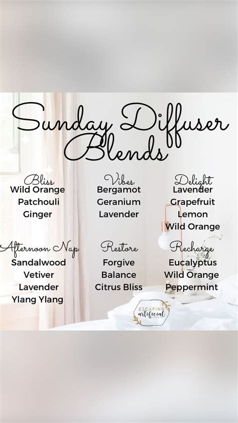 Sunday Diffuser Blends
