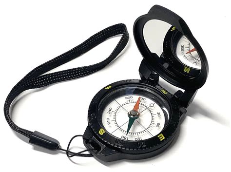 Black Pocket Compass With Tbox The Compass Store