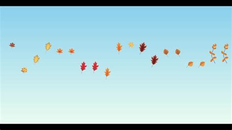 Css Animated Floating Leaves Youtube