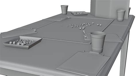 3d Model Dnd Table Vr Ar Low Poly Cgtrader