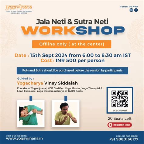 Yogavijnana 🧘‍♂️ Join Our Jala Neti And Sutra Neti Workshop 🌿 Discover The Ancient Techniques
