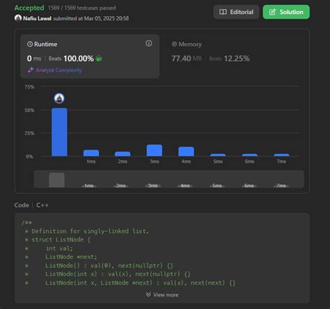 Crushed Another Leetcode Challenge Just Solved A Leetcode Problem With Nafiu Lawal