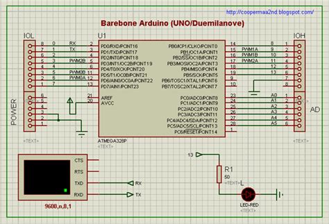 Arduino Uno Schematic Proteus