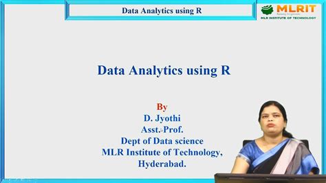 LEC Data Analytics Using R Changing Classes In R Programming By Mrs D Jyothi YouTube