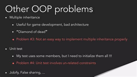 Ecs Part 13 Introduction To Data Oriented Design Ppt