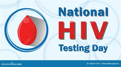 National Hiv Testing Day Vector Banner Observed On June 27 Every Year Hiv Aids Testing