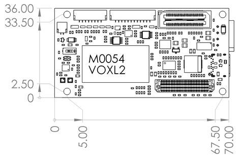 VOXL Mechanical Drawings ModalAI Technical Docs VOXL Mechanical Drawings ModalAI Technical Docs