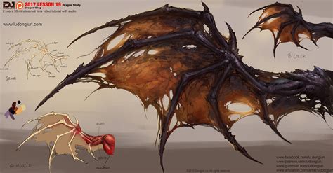 Realistic Dragon Wings Drawing Drawing Tips Guide