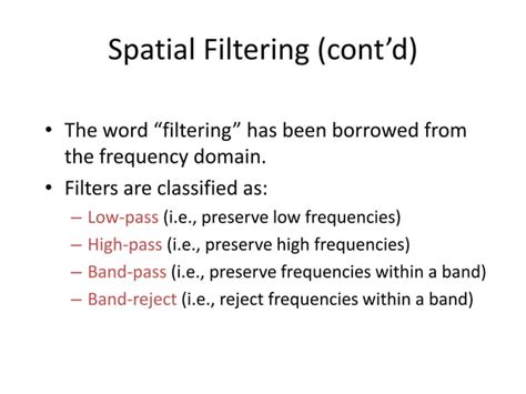 2 Filtering Basics Ppt