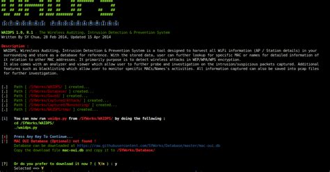 Waidps Wireless Auditing And Ids Ips Tools Toolwar Information Security Infosec Tools