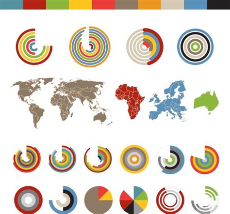 Ph Scale Universal Indicator Color Chart Vector Image