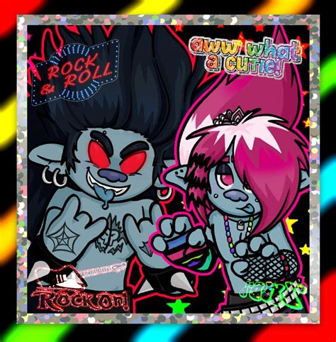 Trolls Rock Branch And Scene Floyd Sticker Etsy Uk In 2024 Troll My