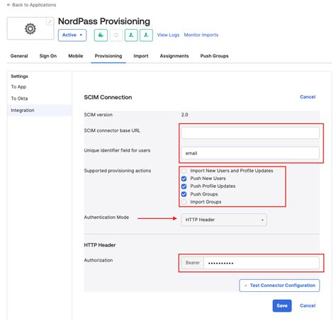 Okta Provisioning Configuration Create App Integration In Okta NordPass