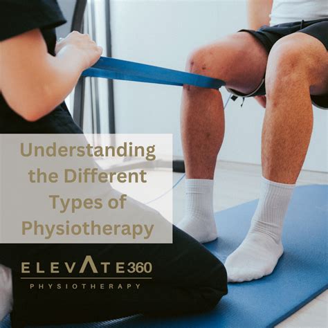Understanding The Different Types Of Physiotherapy Elevate Physiotherapy