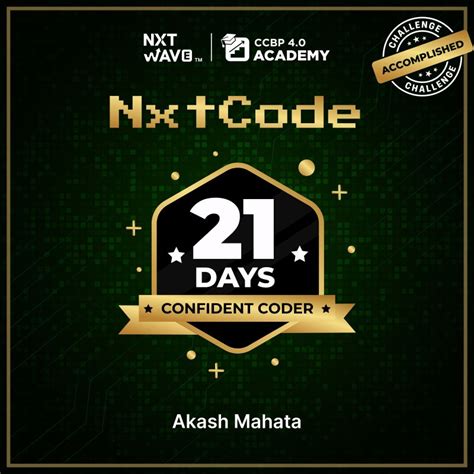 nxtwave ccbp nxtcode code coder coderlife akash mahata