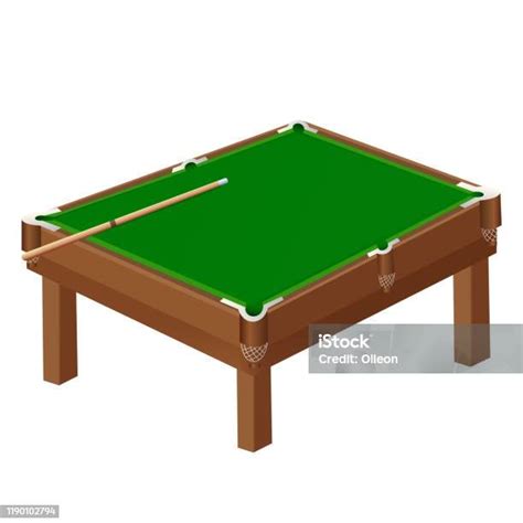 흰색 배경에 풀 테이블의 색상 이미지입니다 스포츠 장비 당구 벡터 그림입니다 당구대에 대한 스톡 벡터 아트 및 기타 이미지
