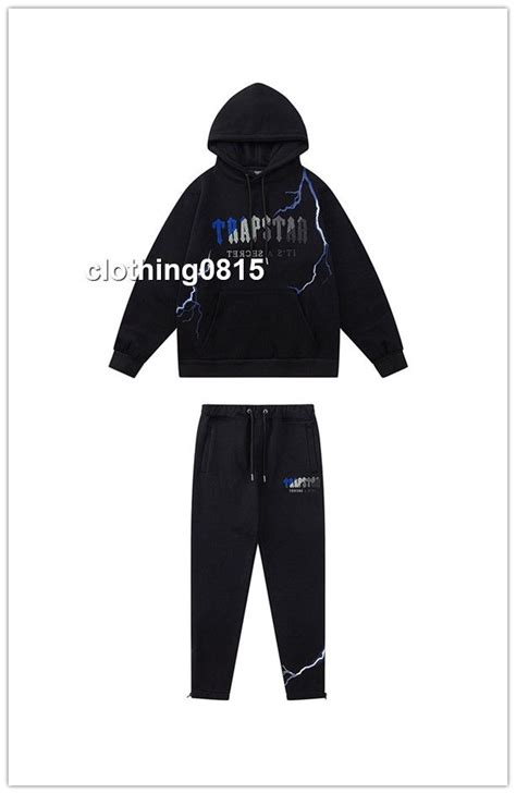 ₩37235에서 Trapstar 디자이너 까마귀 트랩 스타 재킷 트랙 슈트 남성 기술 트랩 스타 트랙 정장 Homeie 유럽 미국 럭비 2 조각 세트 여성 긴 소매 자수