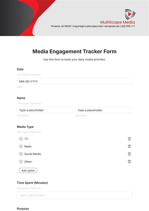 Free Project Monitoring Form Template To Edit Online