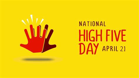 National High Five Day 2025 Tedda Carolin