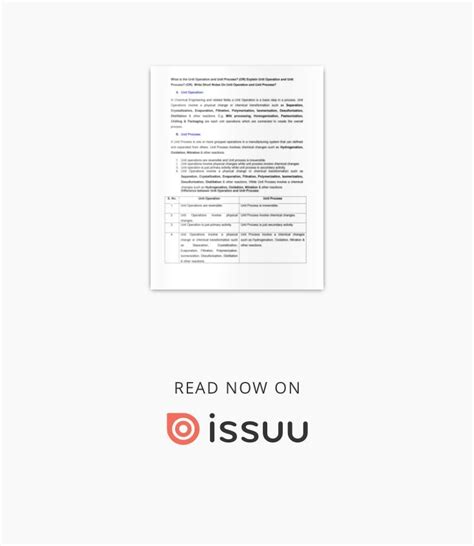 Unit Operation And Unit Process