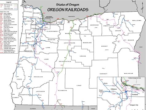 First Railroad To Oregon Map History Of Rail Transportation In The United States Vbhwi