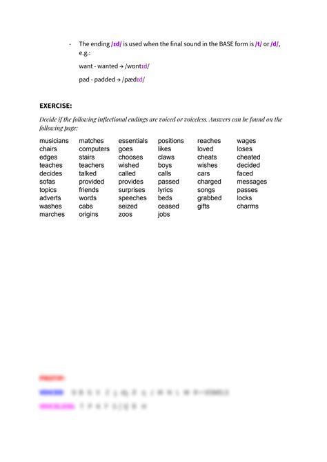 Solution Voiced And Voiceless Consonants Studypool