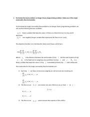 Formulate The Basic Problem As Integer Linear Programming Problem Docx