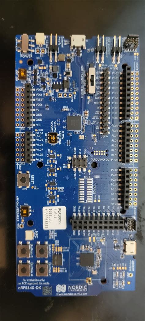 led 5 blinking continuously and the i cannot see the board anymore in nrfconnect in vscode