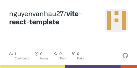 Github Nguyenvanhau Vite React Template