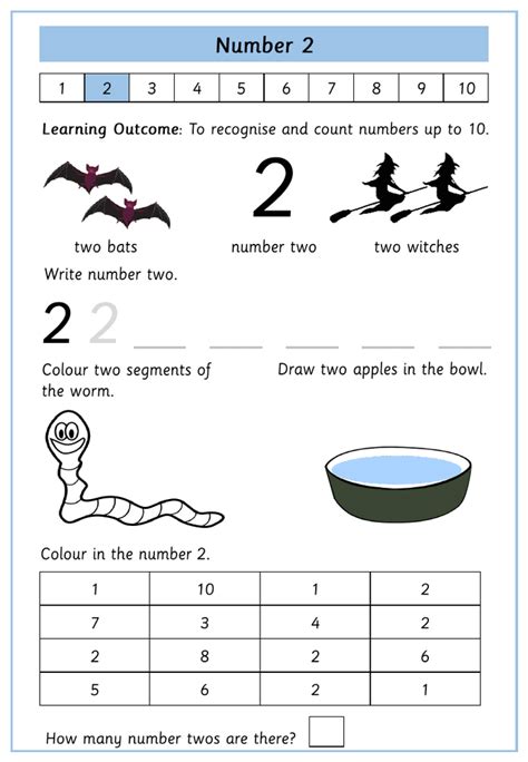 Halloween Themed Maths Counting To Ten Inspire And Educate By Krazikas