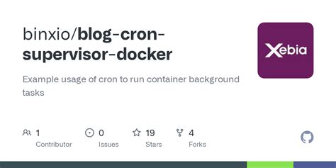 GitHub Binxio Blog Cron Supervisor Docker Example Usage Of Cron To Run Container Background Tasks
