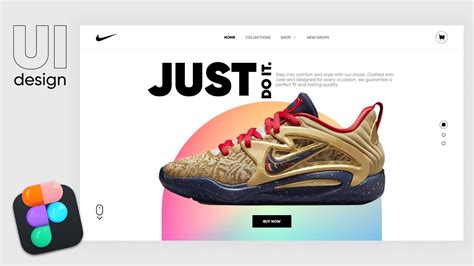 Nike Website Ui Design Figma Speed Design Ui Speed Tutorial Youtube