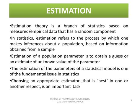Statistical Parameter Estimation Cadds Pdf