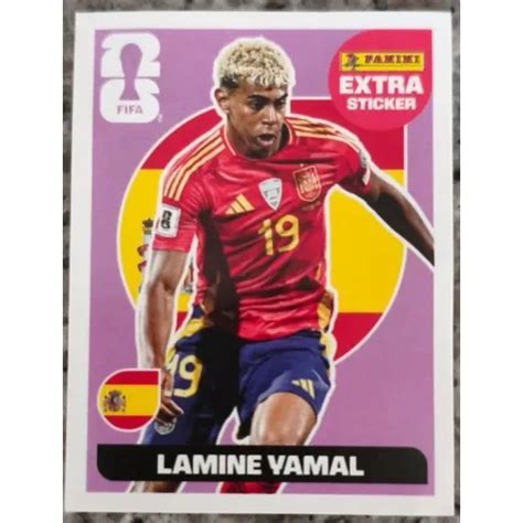 Lamina Panini Lamine Yamal Extra Sticker Bronce Mundial 2026 Mercadolibre