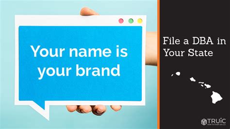 DBA Hawaii Trade Name Registration Hawaii TRUiC